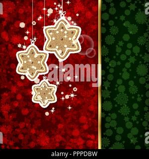 Happy christmas star gingerbread Stock Vector Image & Art - Alamy
