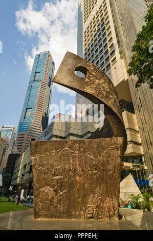 "Progress & Advancement" bronze sculpture by Yang-Ying Feng public ...