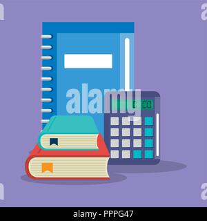 A pile of Math Textbooks. Illustration of books with mathematics ...