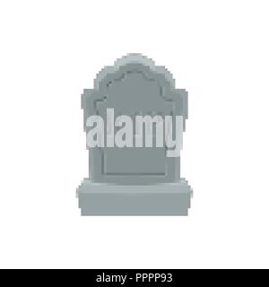 RIP pixel art. Tomb 8 bit. Gravestone Halloween. Grave Cemetery vector ...