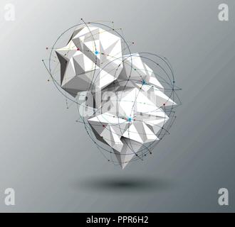 Vector Triangle Crystal Design / Geometry Concept Background Stock ...
