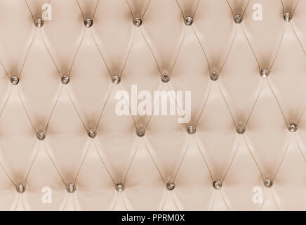Beige leather sofa texture as background Stock Photo - Alamy