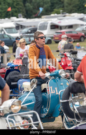 1960s retro vintage mod Lambretta Vespa motorbike motor scooter rockers ...