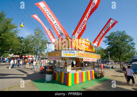 A corn dog stand. United States Grand Prix, Friday 21st October 2016 ...
