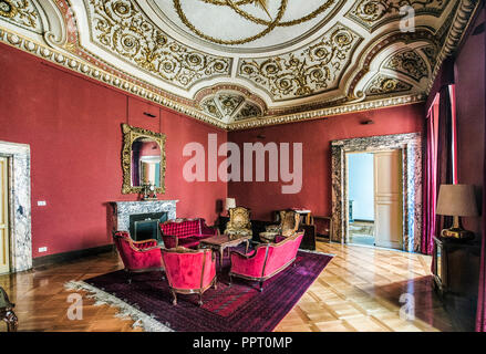 Italy, Rome, Palazzo Falconieri (Borromini), loggia Stock Photo - Alamy