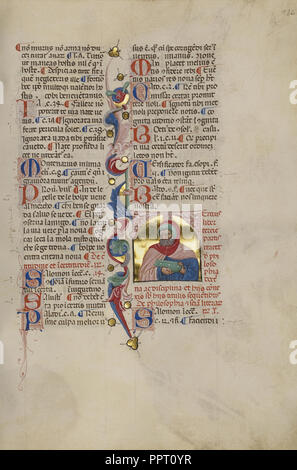 Initial T: Bust Portrait of a Bearded Man. Cristoforo Cortese (Italian ...