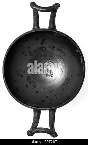 Campanian Black Kylix, Stemless, Campania, South Italy, Europe; 323 ...