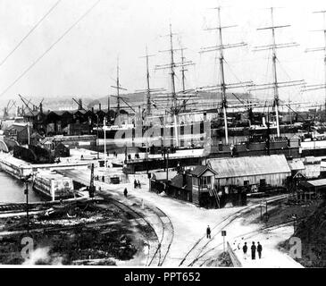 Barry Dock early 1900s Stock Photo: 57336050 - Alamy
