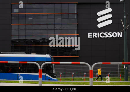 Krakow, Poland. 27th Sep, 2018. A general view of Shell Business ...