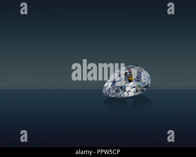 Pear Tear Drop Cut Diamond Gemstone Gem Stock Photo - Alamy