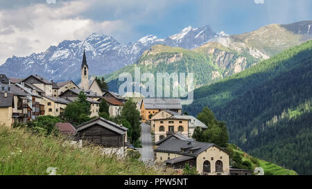 Ardez, Switzerland, in summer Stock Photo - Alamy