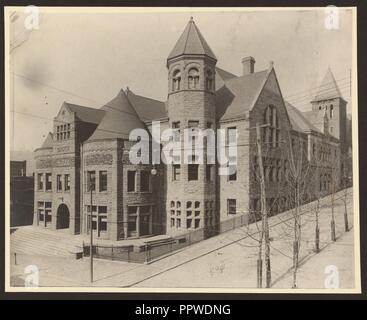 Braddock Carnegie Free Library addition, Braddock, Pennsylvania Stock ...