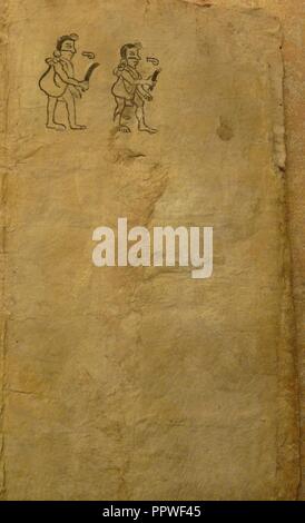 Boturini Codex (folio 7 Stock Photo - Alamy