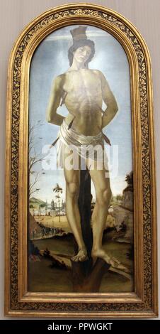 Sandro botticelli, san sebastiano, 1474 Stock Photo - Alamy