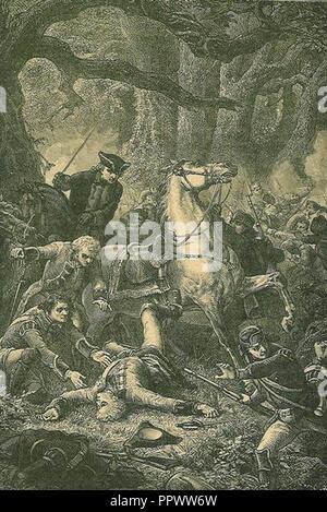 Battle of the Monongahela, 9 July 1755 (Braddock's Defeat Stock Photo ...