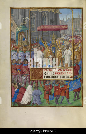 Procession for Corpus Christi, Master of James IV of Scotland (Flemish ...