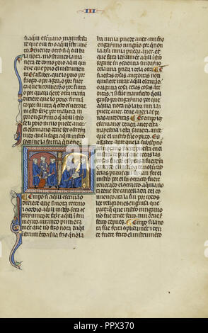 Initial E: A Man Standing before a Judge Pointing to a Fire and Two Men ...