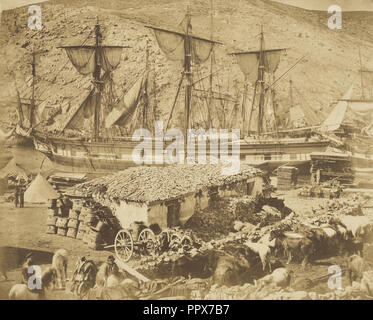 Harbour of Balaklava, The Cattle Pier. Roger Fenton (English, 1819 ...