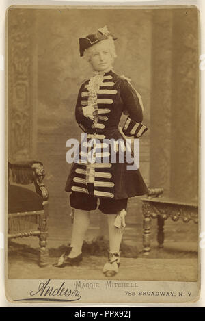 Maggie Mitchell, Anderson, about 1880, Albumen silver print Stock Photo - Alamy