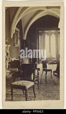 Breakfast Room, Brancepeth Castle, Lord Boyne.. Thomas Heaviside ...