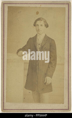 man, standing, 1865 - 1875, Albumen silver print. Reimagined by Gibon ...