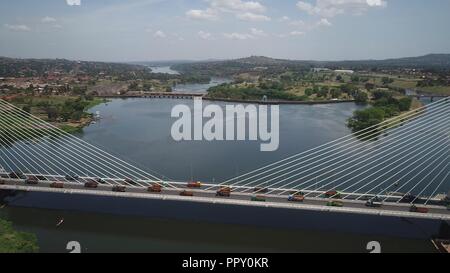 Jinja, Uganda. 28th, September, 2018. Construction of the New Nile ...