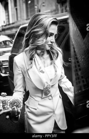 Queen Rania of Jordan at the HeForShe IMPACT Summit during UN General ...