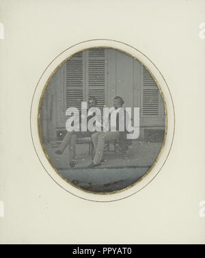 Portrait of Jean-Gabriel Eynard and an man, Jean-Gabriel Eynard (Swiss ...