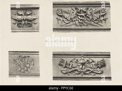 Tuileries, Façade sur la Cour, Édouard Baldus, French, born Germany ...