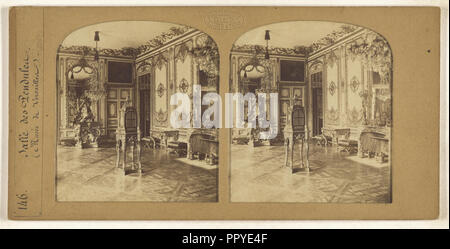 Salle des Pendules (Musee de Versailles), 1855-1865.Room of the ...