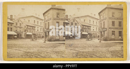 Post office, Providence, Rhode Island, American, about 1870, Albumen ...