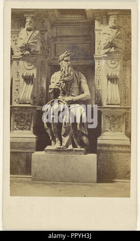 Michael Angelo's Moses.. Joseph Spithöver (Italian, active Rome, Italy ...