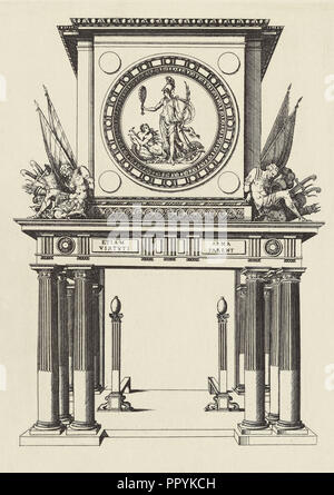 Design for a Fireplace. Édouard Baldus (French, born Germany, 1813 ...