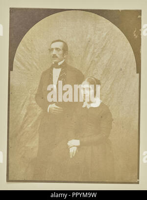 Portrait of man and woman. Hippolyte Bayard (French, 1801 - 1887 Stock ...