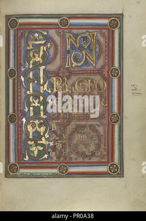 Decorated Incipit Page. about 1120 - 1140. Decorated Incipit Page ...