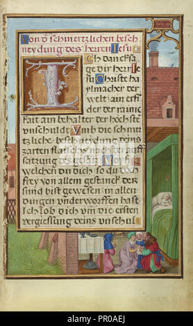 Border with the Circumcision of Isaac, Simon Bening (Flemish, about ...