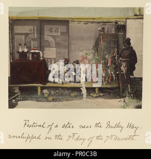 Festival of a star near the Milky Way, Shinichi Suzuki (Japanese, 1835 ...