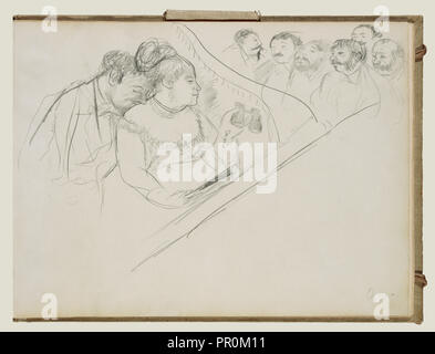 Opera Boxes. Edgar Degas (French, 1834 - 1917 Stock Photo - Alamy