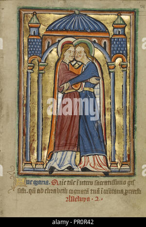 The Visitation, York perhaps (illuminated), Northern, England ...