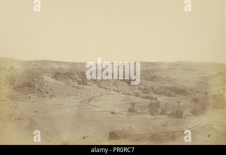 Overview of the Ruins of Fostat, near Cairo. Théodule Devéria (French ...