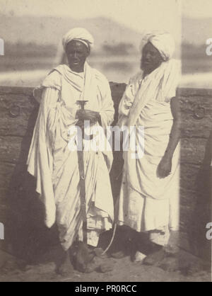 'Portrait of Two Native Men on a Boat' by French artist Théodule ...