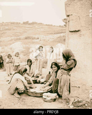 Costumes, characters, etc. Nazareth women washing clothes Stock Photo ...