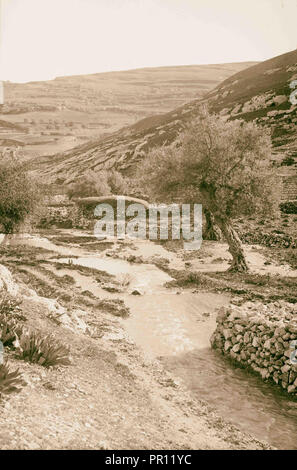 Valleys of Jehoshaphat and Hinnom. Brook Kedron [i.e. Kidron] in winter ...