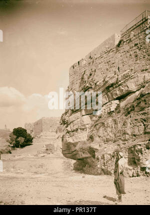 Damascus Gate and Environs Rock of Bezetha. 1900, Jerusalem, Israel ...