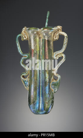 Bipartite Kohl Tube, 3rd-4th century A.D. Additional Info: Free-blown ...