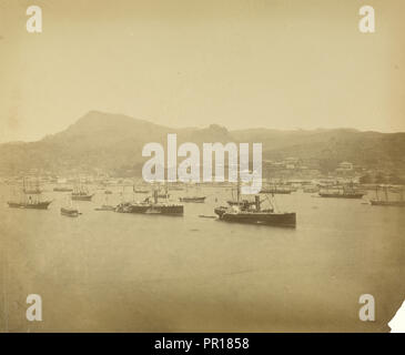 Nagasaki; Felice Beato, 1832 - 1909, 1864 - 1868; Hand-colored Albumen ...