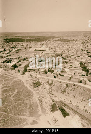 Aleppo (Haleb) and environs. View of Aleppo from castle Stock Photo - Alamy
