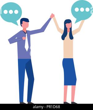 cartoon dancing man with speech bubble Stock Vector Image & Art - Alamy