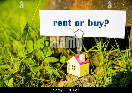Real estate rent and purchasing concepts Stock Photo - Alamy