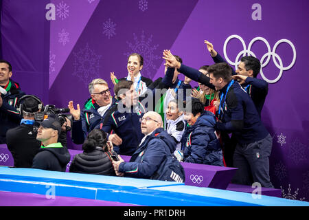 italy team during Figure Skating, Olympic Winter Games Milano-Cortina ...